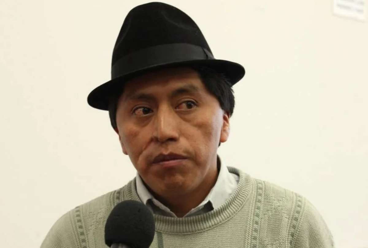 Humberto Cholango, ex presidente de la Conaie, fue impedido de ingresar ...